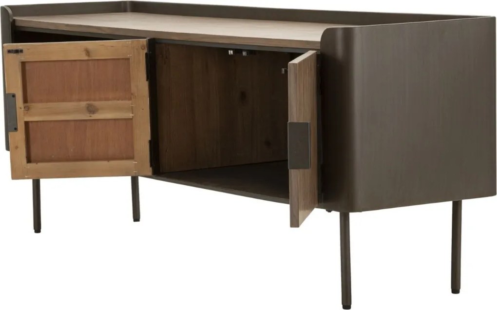 Designový TV stolek Ekewaka 150 cm hnědý
