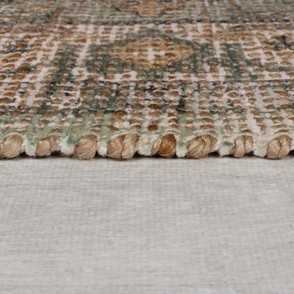 Flair Rugs, Kusový koberec Nadya Selena Green, 160x230, zelená, ložnice