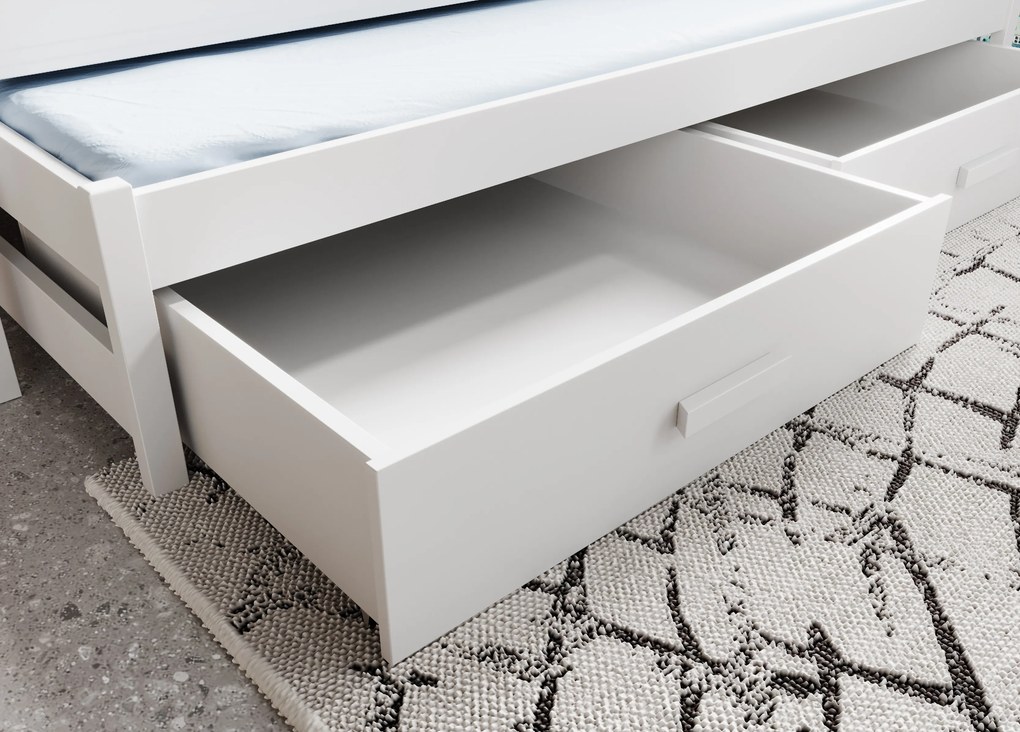 ADRK Furniture Dvoulůžková dětská postel Olen 200x90 CH-OLE-W-200