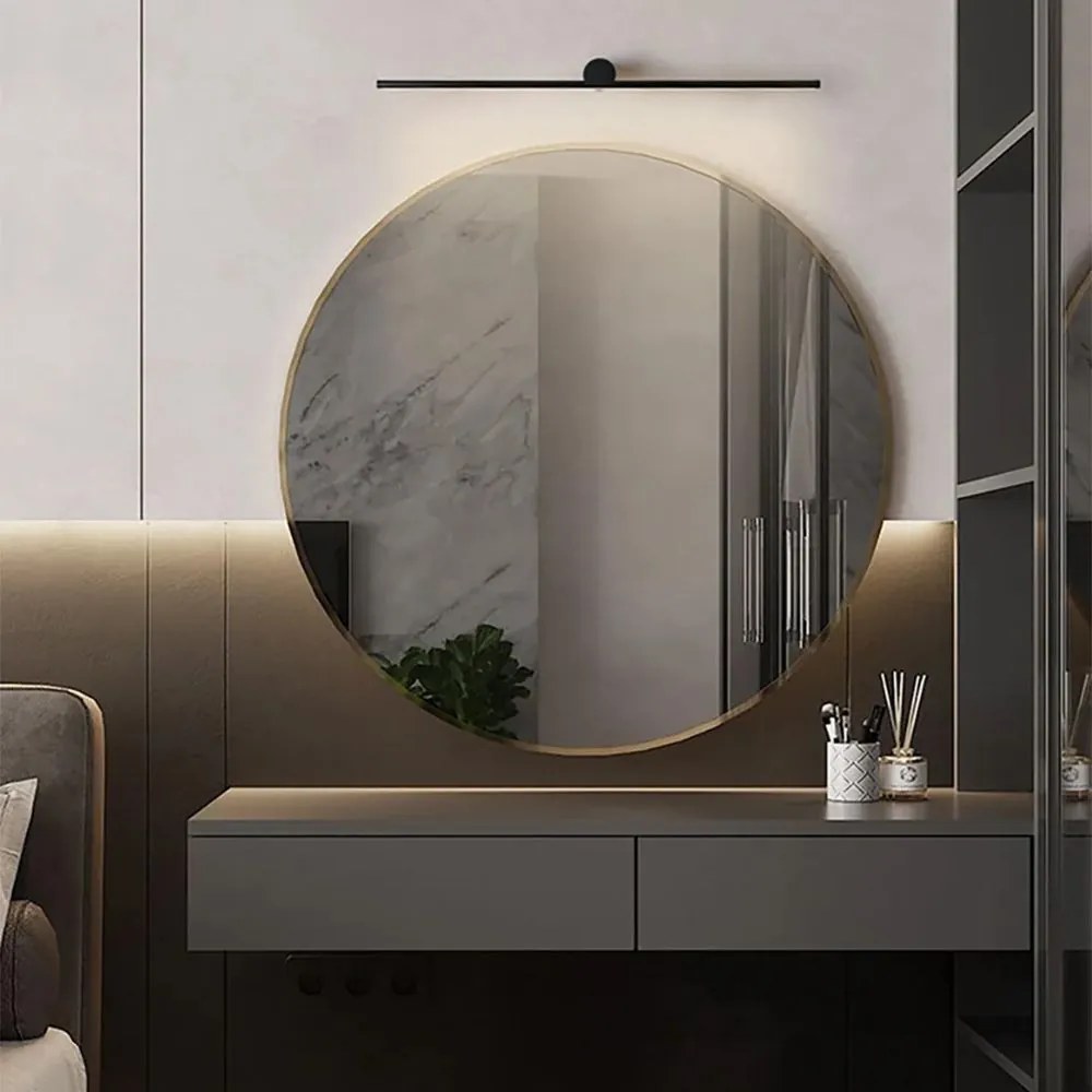 Toolight Toolight, LED nástěnné svítidlo 80cm 13W 4000K APP1343-W, černá, OSW-02433