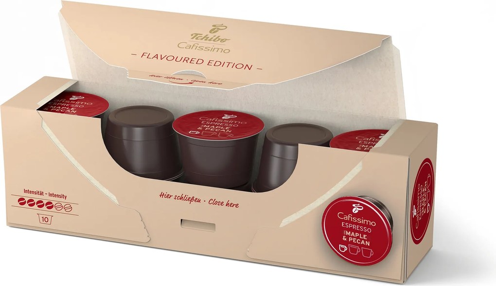 Cafissimo Flavoured Espresso − Maple & Pecan − 80 kapslí - Intenzita: 4/6