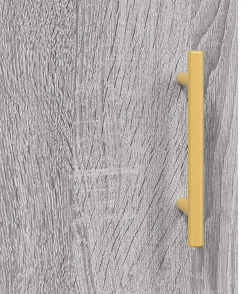 Skříň highboard šedá sonoma 69,5 x 34 x 180 cm kompozitní dřevo,  3198463