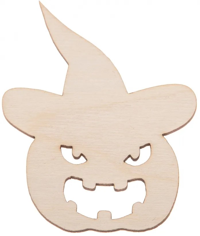 FK dřevěná ozdoba (halloween) - 8x6 cm