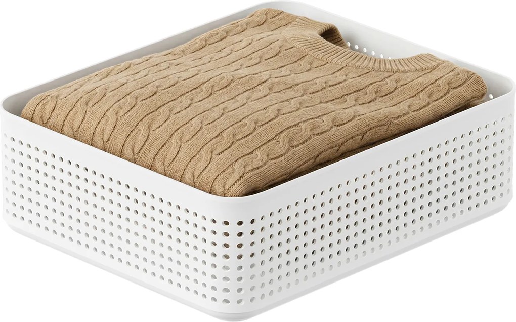 Rotho Úložný box do šuplíku, šatní organizér LISORA EXTRA LARGE, 31 x 25,8 x 10 cm