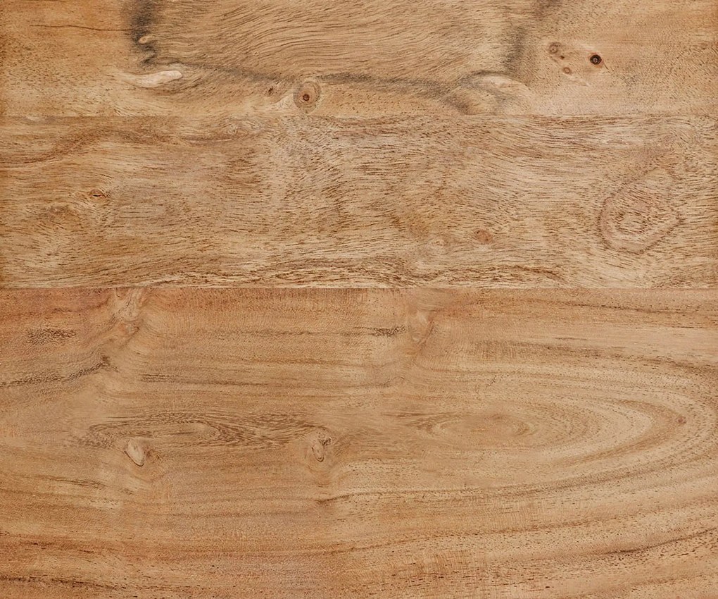 DELIFE Designový TV stolek Wyatt 175 cm akácie přírodní 2 dvířka 1 výklopná dvířka