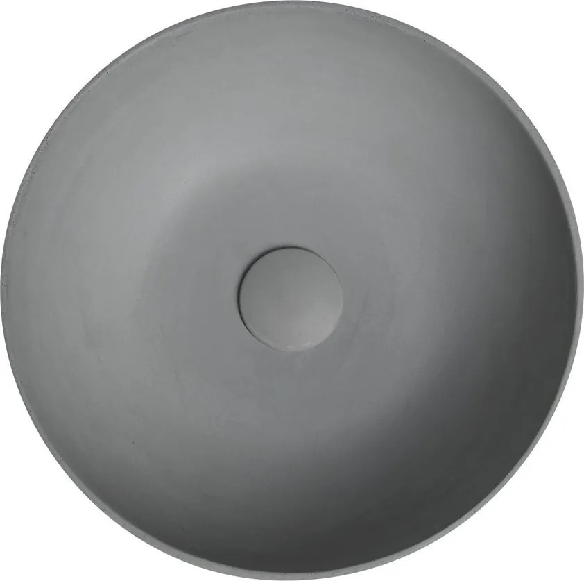 Sapho Sapho, FORMIGO betonové umyvadlo na desku, primer 39cm, šedá, FG317