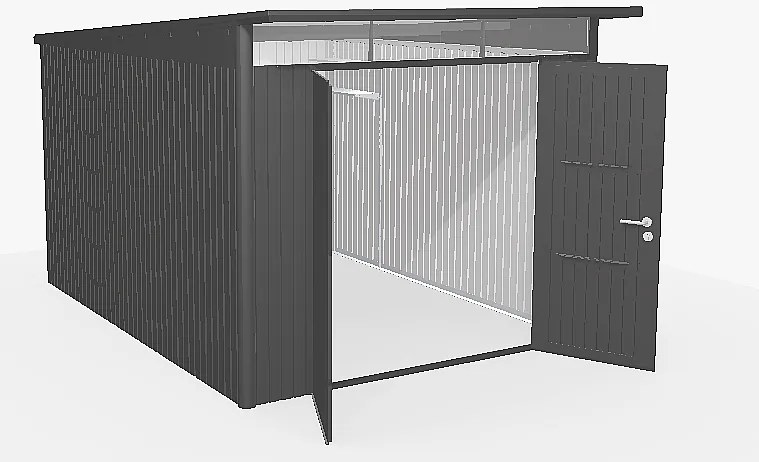 Biohort Zahradní domek BIOHORT AvantGarde DUO A8 260 x 380 x 222 (tmavě šedá metalíza)