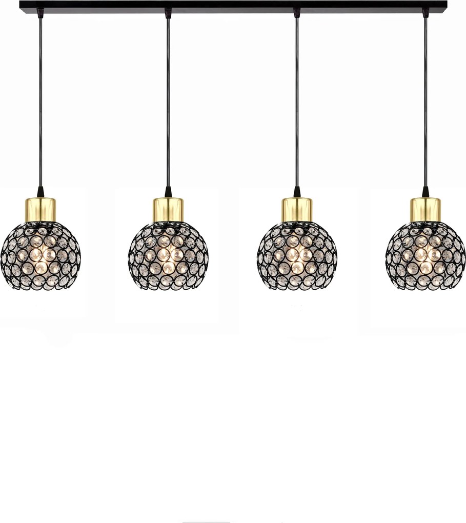 Stropní Svítidlo Lustr Napoli 1-801 Led Gold