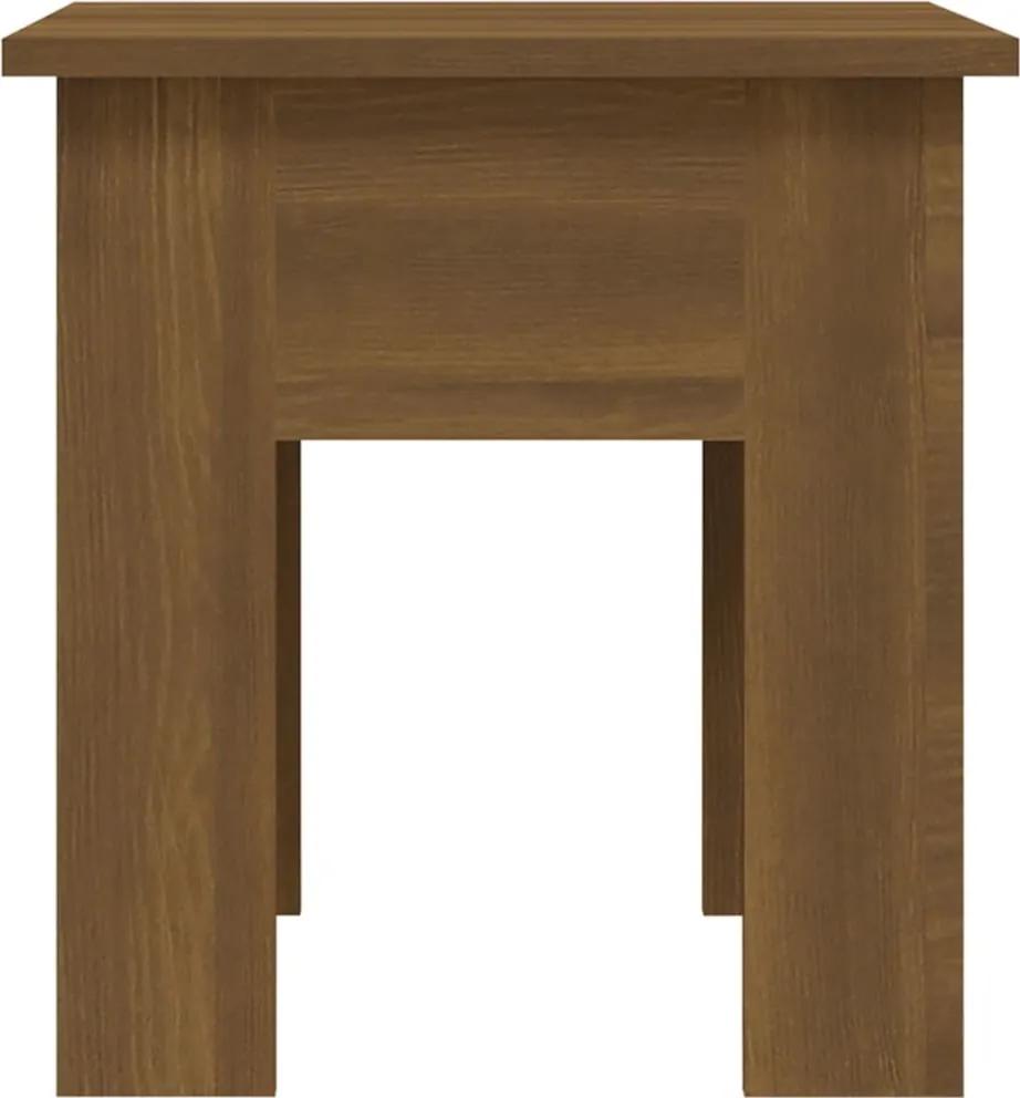 vidaXL Konferenční stolek 40 x 40 x 42 cm kompozitní dřevo [813073] Barva: bílá s vysokým leskem
