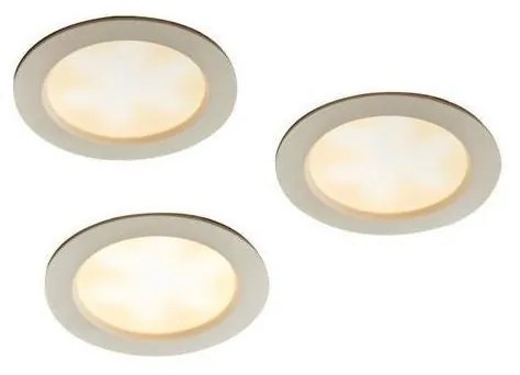 Polux SADA 3x LED Koupelnové podhledové svítidlo MIRO LED/4W/230V IP44 SA1229