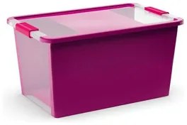 Úložný Bi box L 40 litrů barevné provedení fialový/transparentní