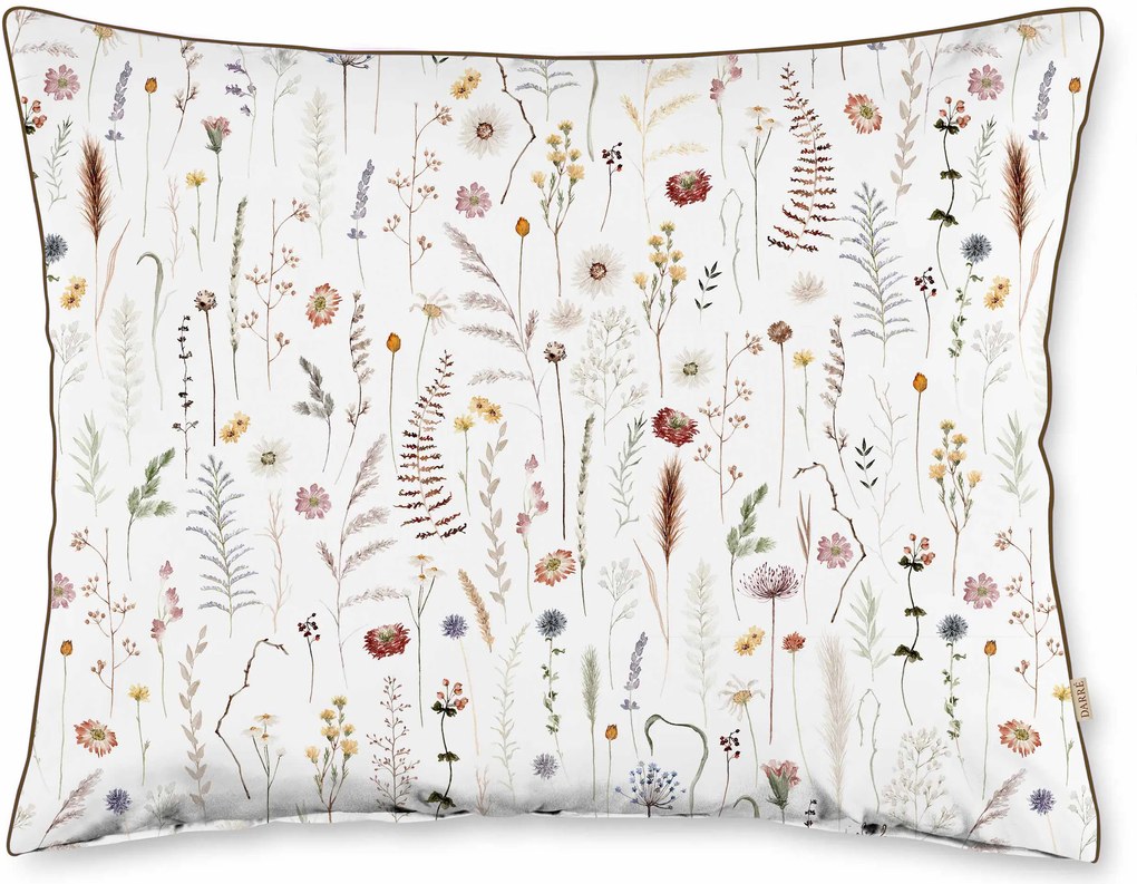 Saténový povlak na polštář Boho kvítí od Darré Velikost: 70 x 90