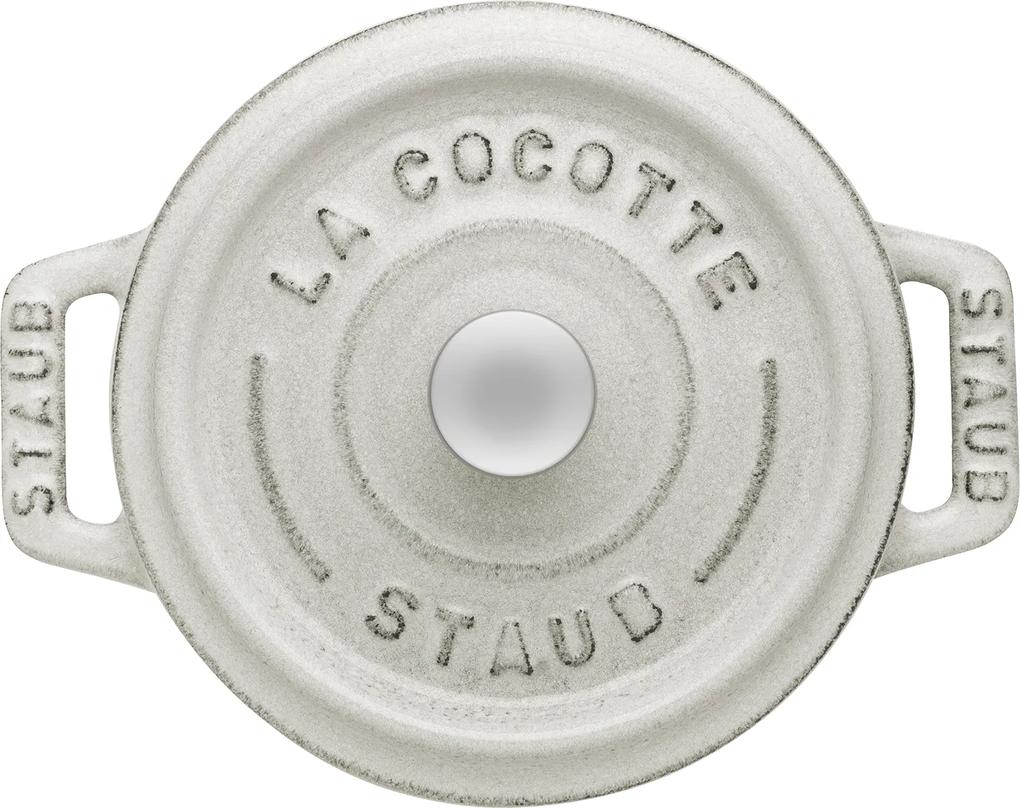 Hrnec Mini Cocotte litinový 250 ml bílý lanýž