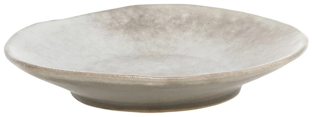 Béžovo-šedý rustikální dezertní talíř Valence Dusty Stone - Ø 19*4cm