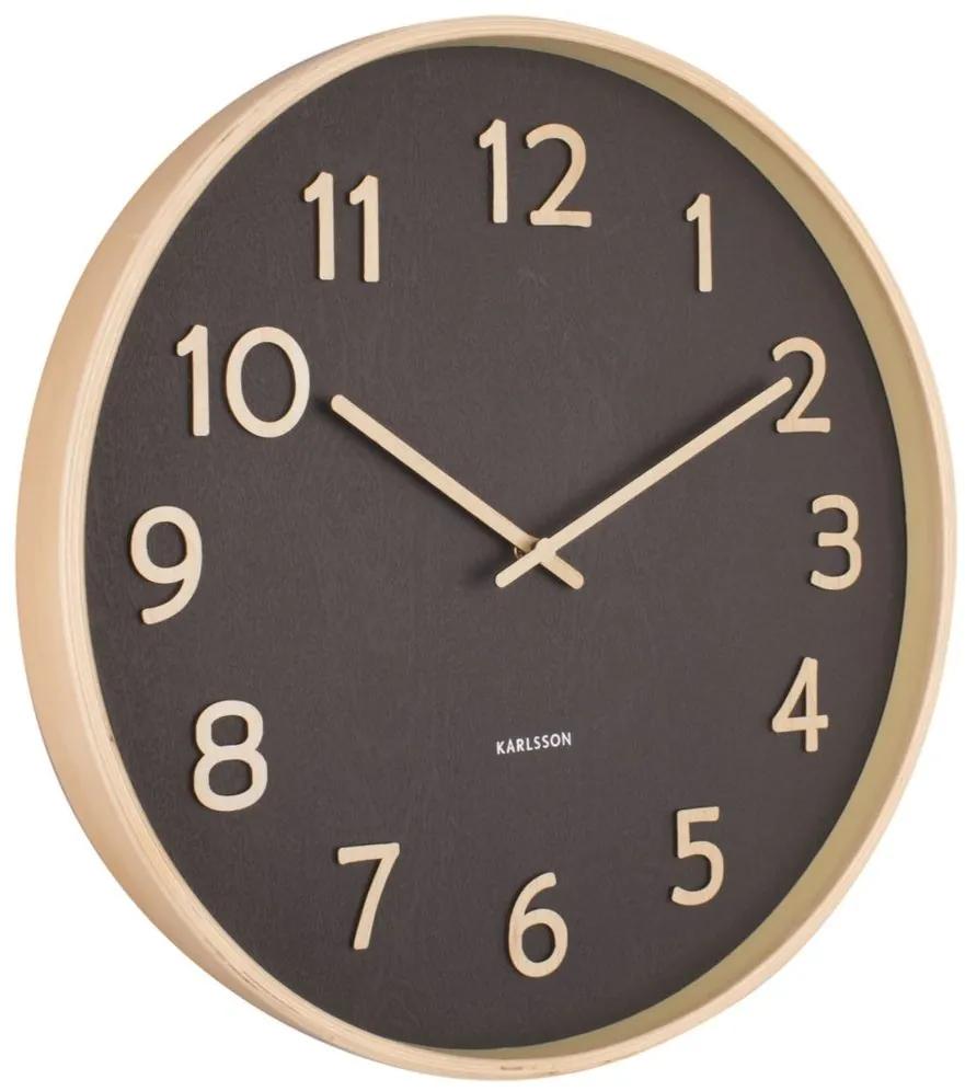 Designové nástěnné hodiny KA5852BK Karlsson 40cm