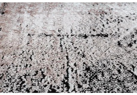 Moderní koberec DE LUXE 634 Rám vintage Strukturální šedá / růžový velikost 240x340 cm | krásné koberce cz