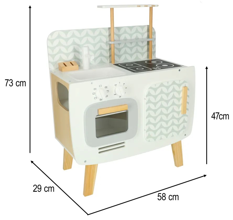 Creative Corner Dřevěné kuchyňské doplňky MDF LULILO retro