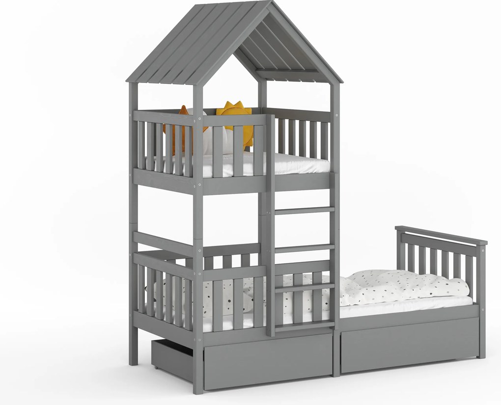 Rkids | Patrová postel Villo Grafit