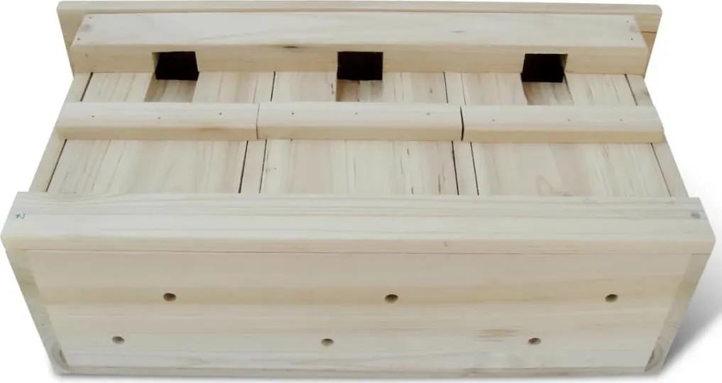 vidaXL Ptačí budka pro špačky 2 ks 44 x 15,5 x 21,5 cm dřevo [276008]