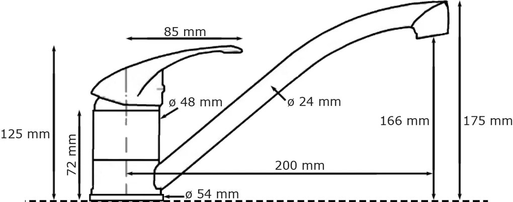 Vysokotlaká páková baterie VAF 9205