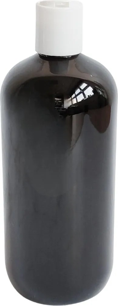 Dávkovač na mýdlo 500 ml černý s bílým DISC TOP BELA