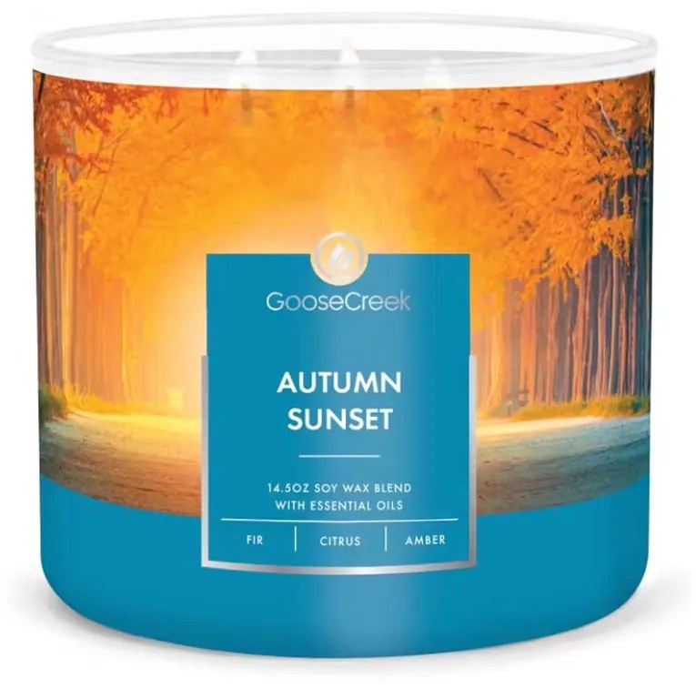 Goose Creek - vonná svíčka Autumn Sunset (Podzimní západ slunce) 411g