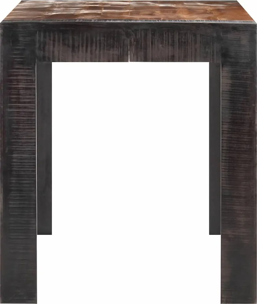 Jídelní stůl 140 x 70 x 76 cm masivní hrubé mangovníkové dřevo 289655