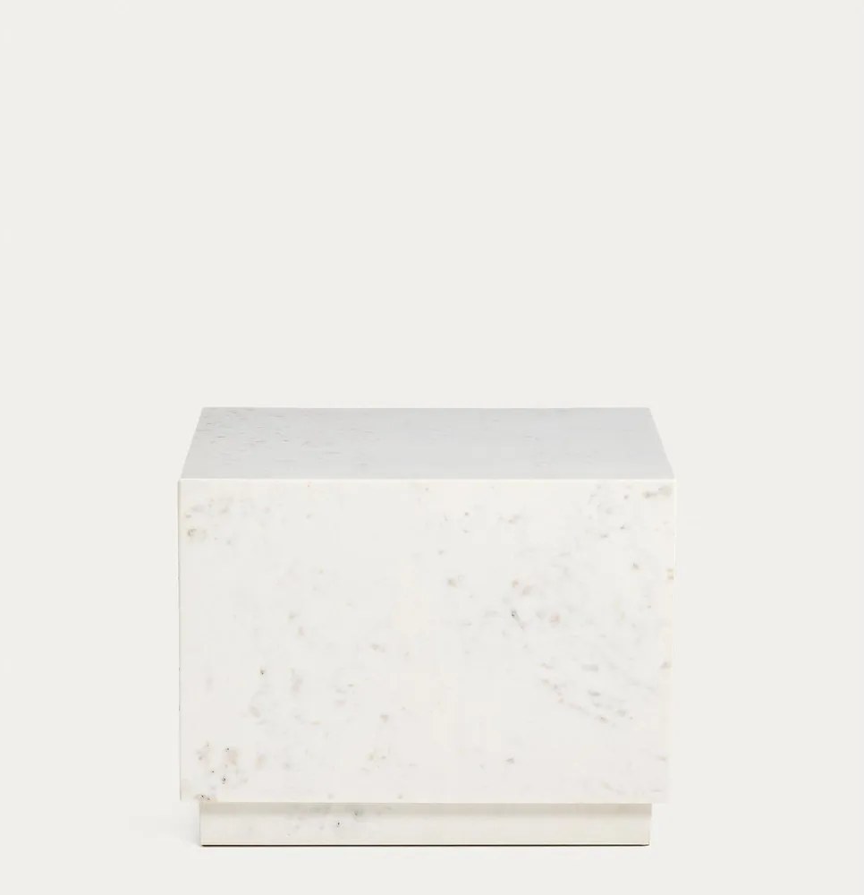 Mramorový odkládací stolek 50x50 cm Sorein – Kave Home
