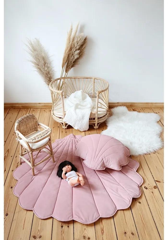 Růžová dětská hrací deka Soft Pink - Moi Mili