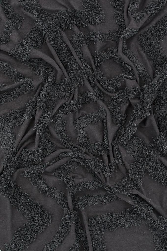 Kulatý koberec Hilma, tmavě šedý, ⌀200