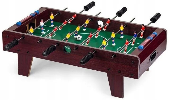 EcoToys Dřevěný stolní fotbal 69x36 cm, hnědý, GTS0001-2 WOOD