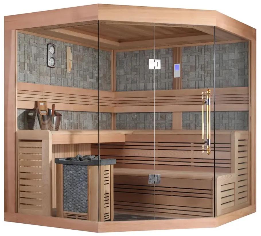 M-SPA - Suchá sauna s kamny 200 x 200 x 210 cm 6kW