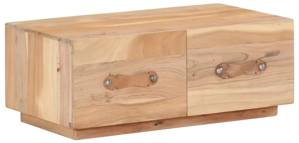 Konferenční stolek 90 x 50 x 35 cm masivní recyklované dřevo 287890