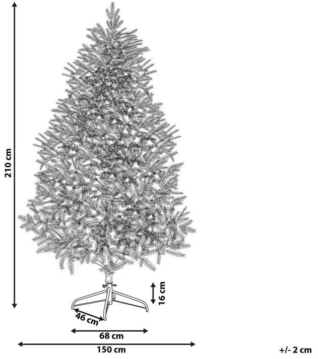 Vánoční stromek 210 cm Fergus (modrá). 1078850