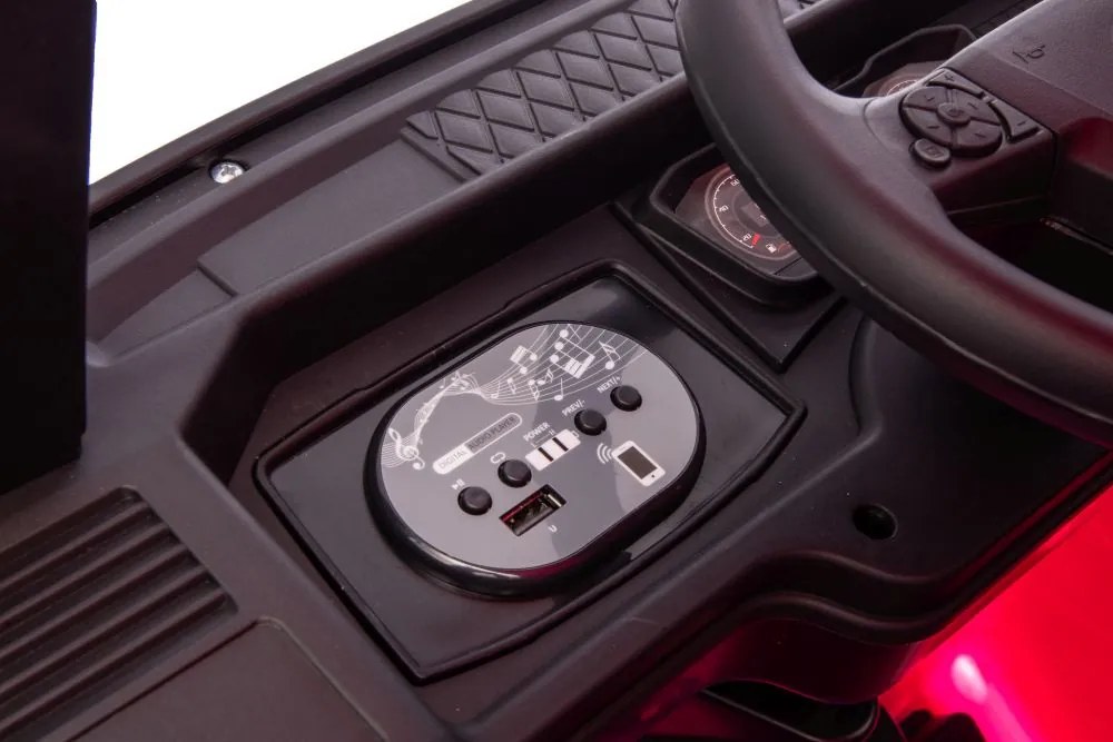 LEAN CARS Elektrické auto na baterie Scania 500R HL698 růžové 4x4