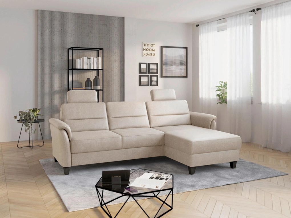 XXXLutz ROHOVÁ SEDAČKA, textil, béžová Sit & More - Sedací soupravy - 000144019733