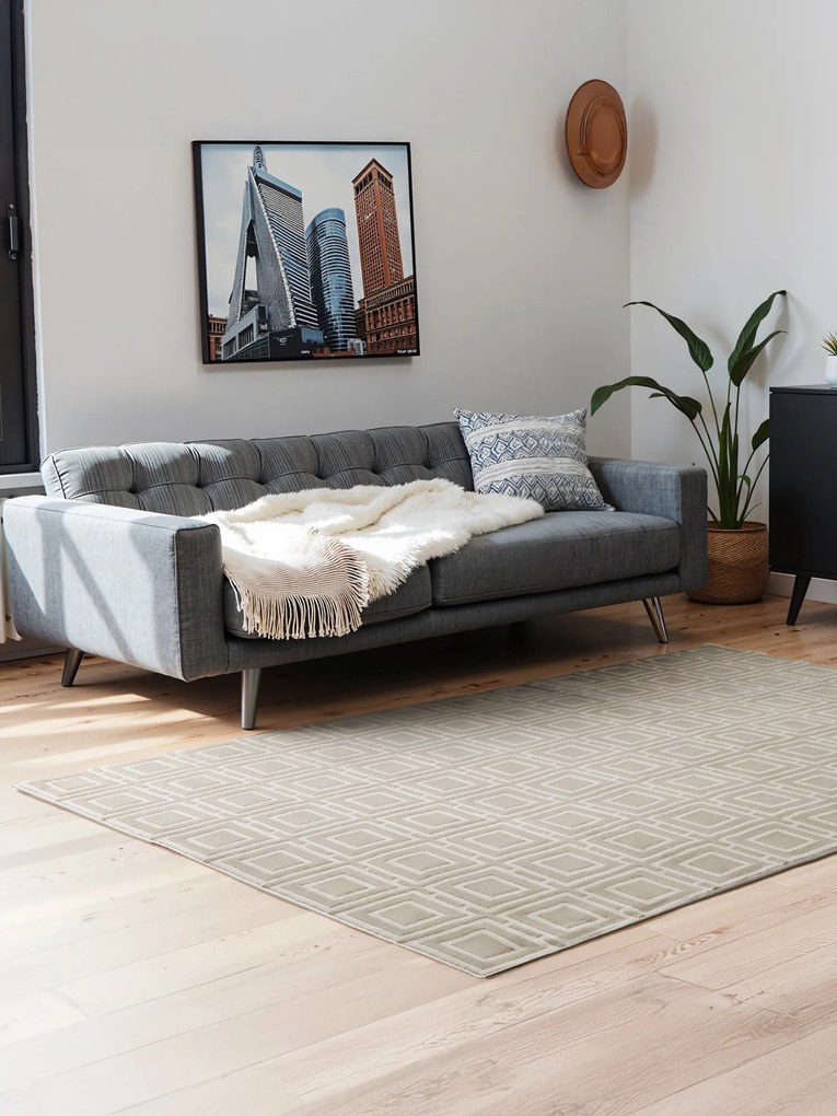 ELLE Decoration, Kusový koberec Perles 106191 Cream z kolekce Elle, 120x170, béžová, ložnice