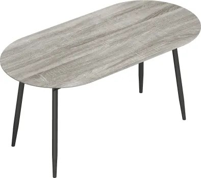 HOMCOM jídelní stůl Výtažný jídelní stůl o rozměrech 120–160 x 80 cm pro 4–6 osob, kuchyň a jídelna v šedém stylu