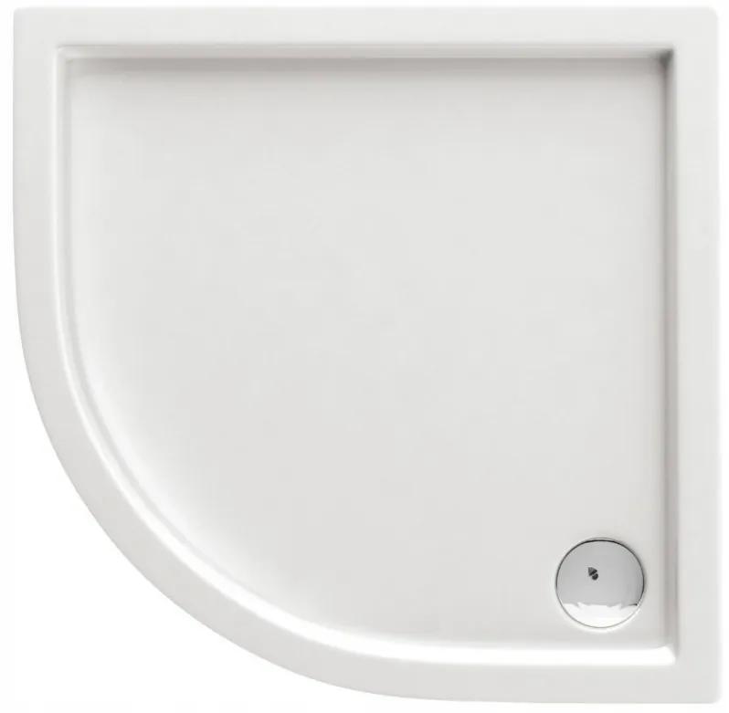 Deante Minimal, akrylátová čtvrť kruhová sprchová vanička 100x100x5,5 cm, bílá, DEA-KTN_051B