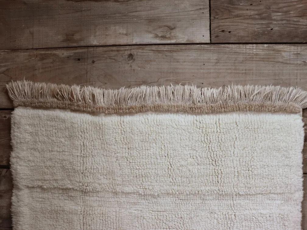 Lorena Canals koberce Vlněný koberec Steppe - Sheep White - 170x240 cm