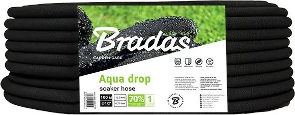 BRADAS Zahradní zavlažovací kapací hadice 50m 1/2" AQUA-DROP