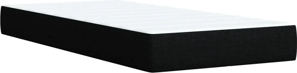Box spring postel s matrací černá 80 x 200 cm textil 3290331