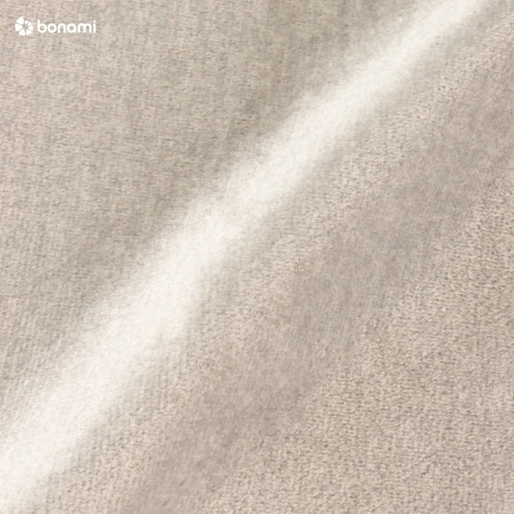 Béžová sametová rozkládací/s úložným prostorem pohovka 215 cm Cirrus - II. jakost – Windsor & Co Sofas