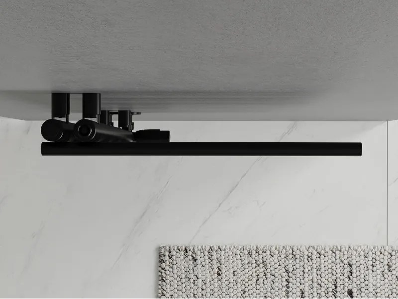 Mexen Neptun dekorativní koupelnový radiátor 1400 x 500 mm, 532 W, černý - W101-1400-500-00-70