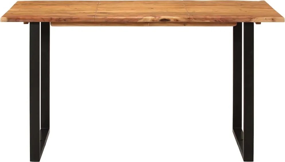 Jídelní stůl 140 x 70 x 76 cm masivní akáciové dřevo 286474