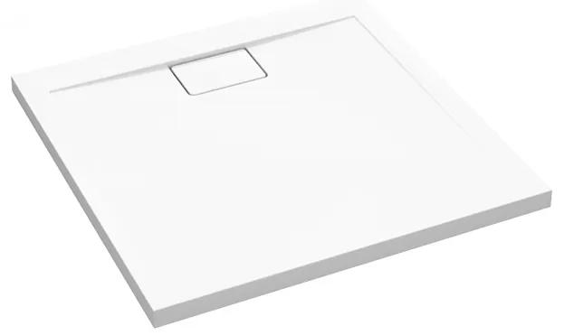 Polimat Čtvercová akrylátová sprchová vanička Vegar W 80x80 (90x90, 100x100) Barva: Bílá, Rozměry (cm): 80x80