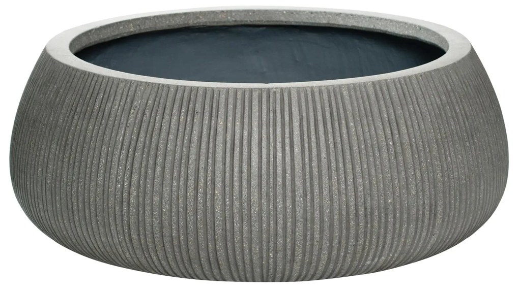 Eileen Dark Grey (vert. ridg.) XL - Ø 36 cm / V 14 cm