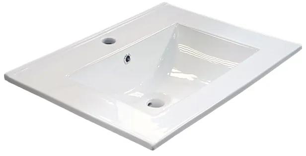 BPS-koupelny Koupelnová skříňka s keramickým umyvadlem Venis 60
