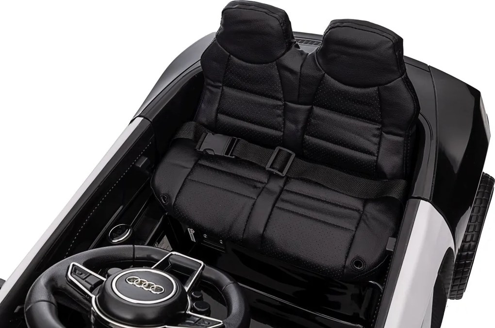 Ramiz Elektrické autíčko Audi R8 Policie na baterie + dálkové ovládání + EVA + pomalý start + MP3 LED