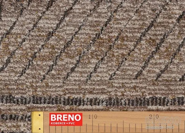 Breno Kusový koberec AMARNA 44002/E7CS, 200x285 cm, Hnědá/Vícebarevné
